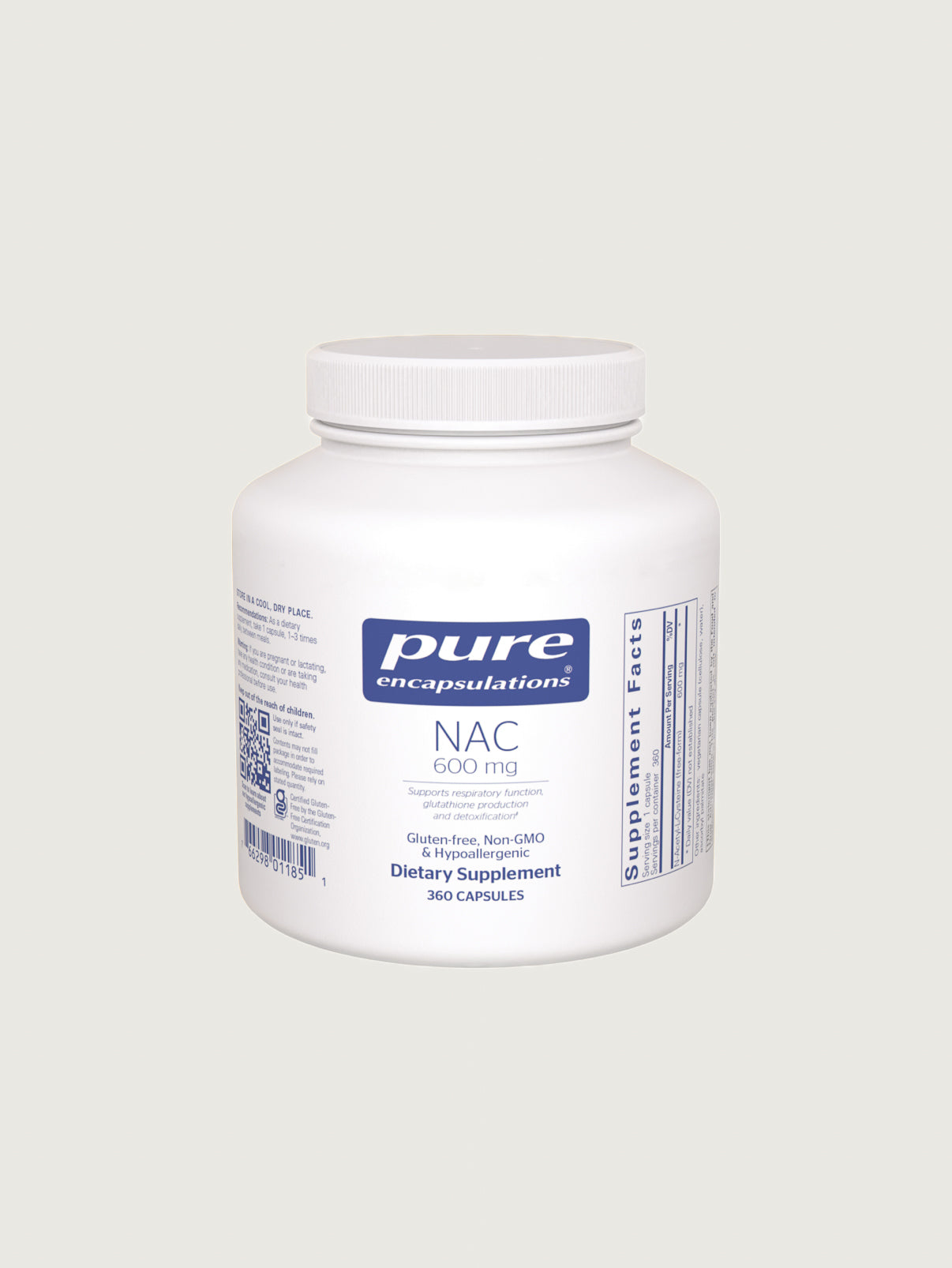 NAC 600mg | Pure Encapsulations – Green Empress Herbs